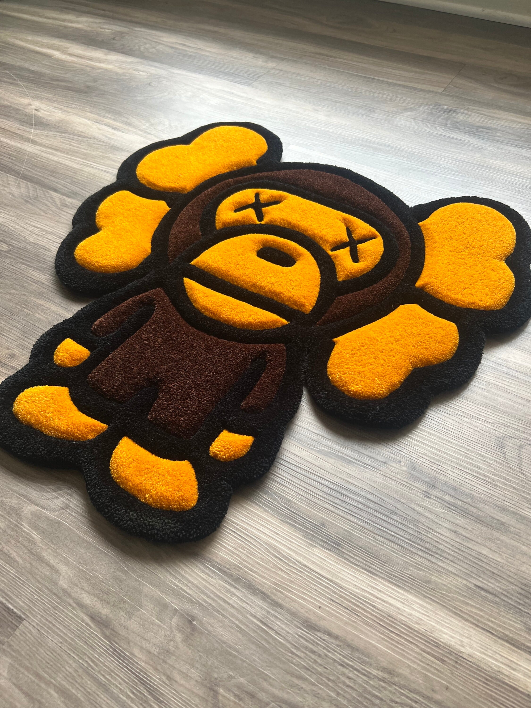 Bape Milo X Kaws Custom Tufted Rug - Etsy