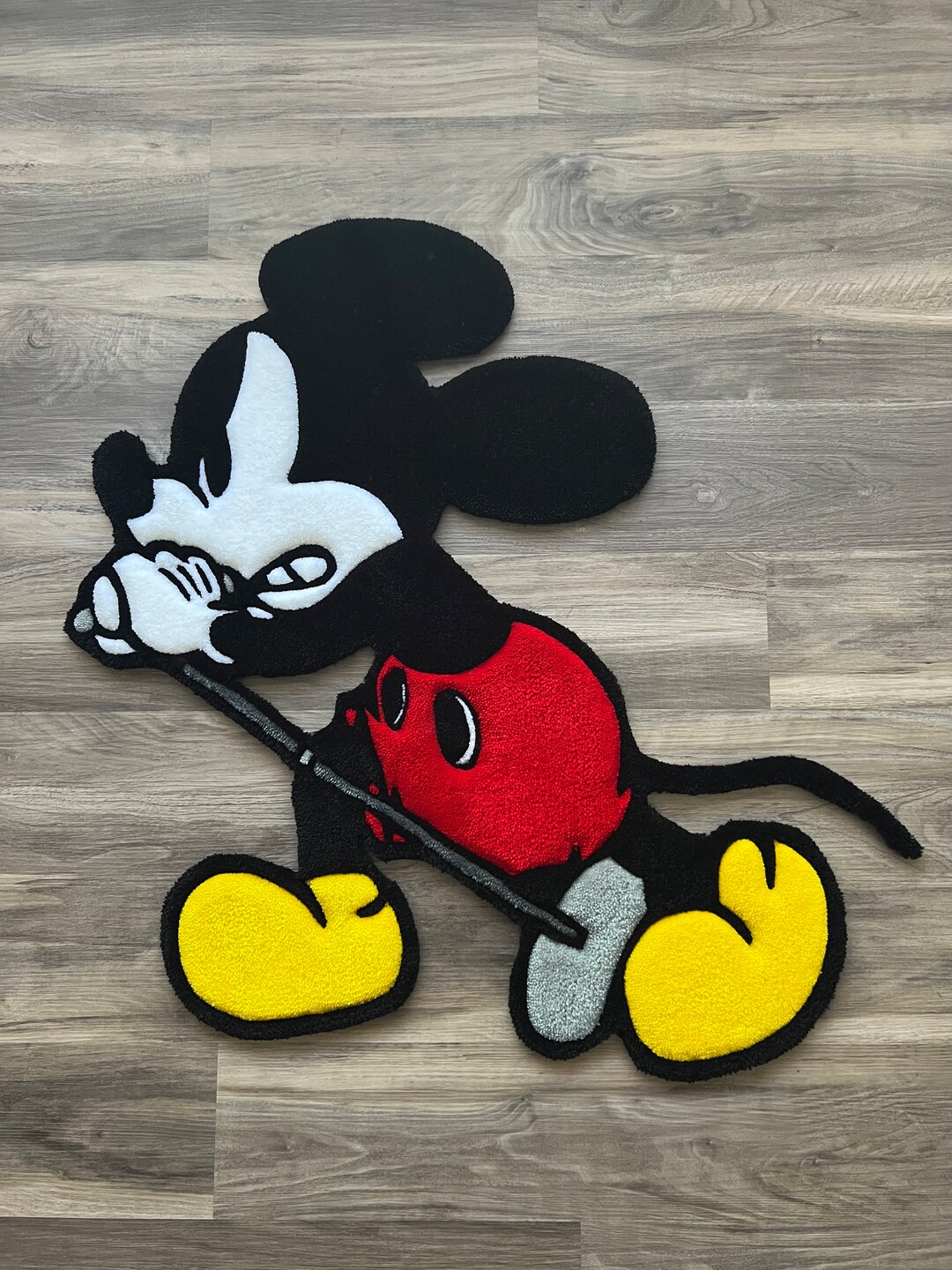 Made-to-order Number Nine Mickey Custom Tufted Rug - Etsy