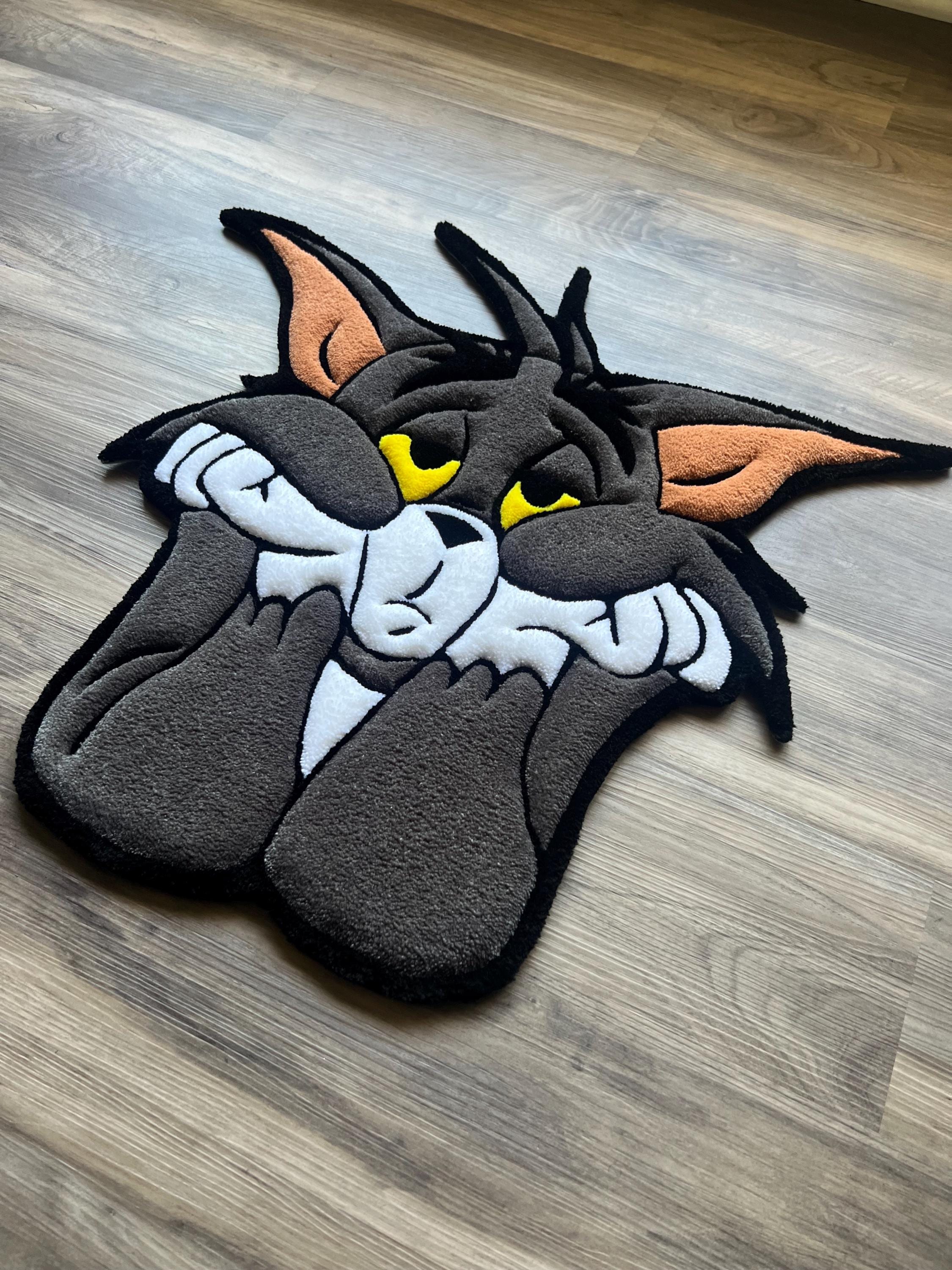 Made-to-order Tom the Cat Custom Tufted Rug - Etsy