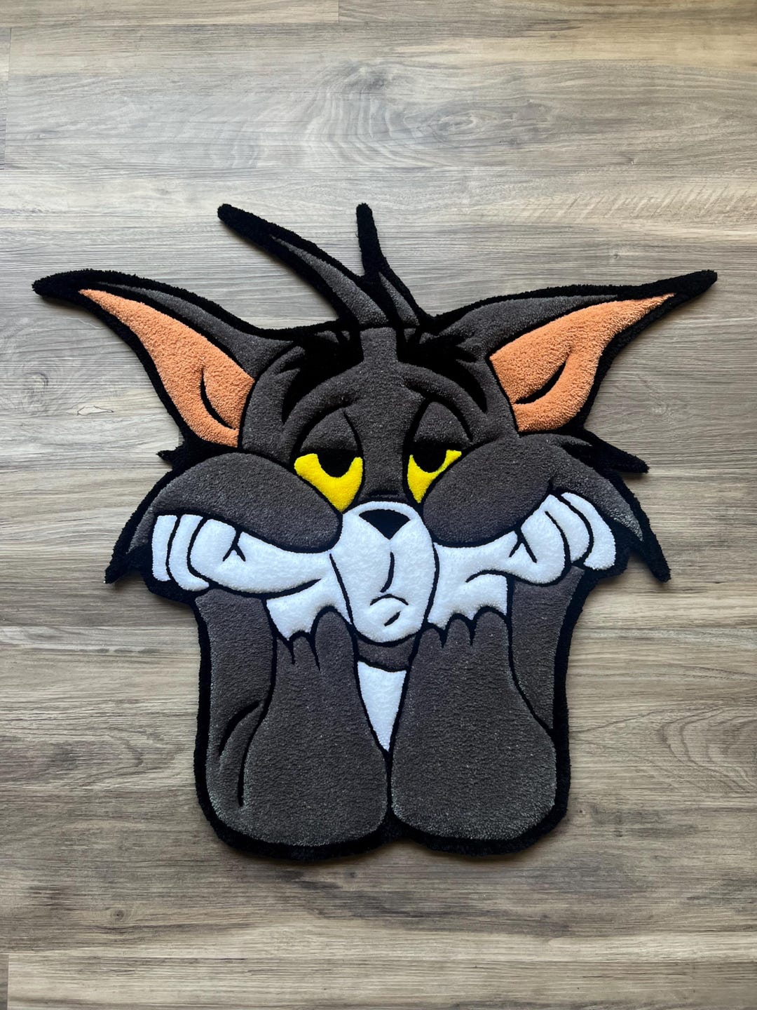 Made-to-order Tom the Cat Custom Tufted Rug - Etsy