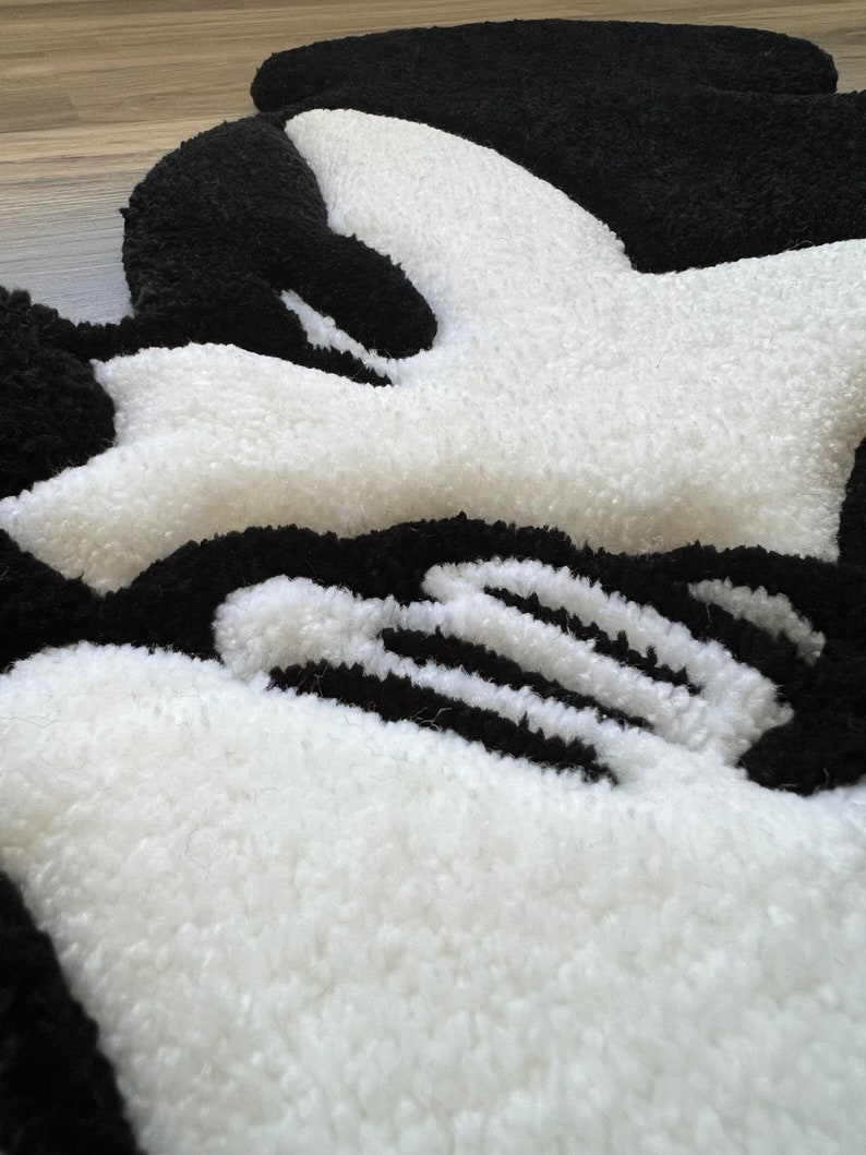 Made-to-order Number Nine Mickey Custom Tufted Rug - Etsy
