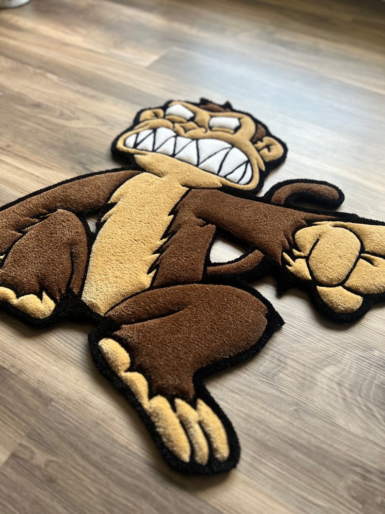 Made-to-order Evil Monkey Custom Tufted Rug - Etsy