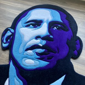 Obama Custom Tufted Rug (4 Feet) - Etsy