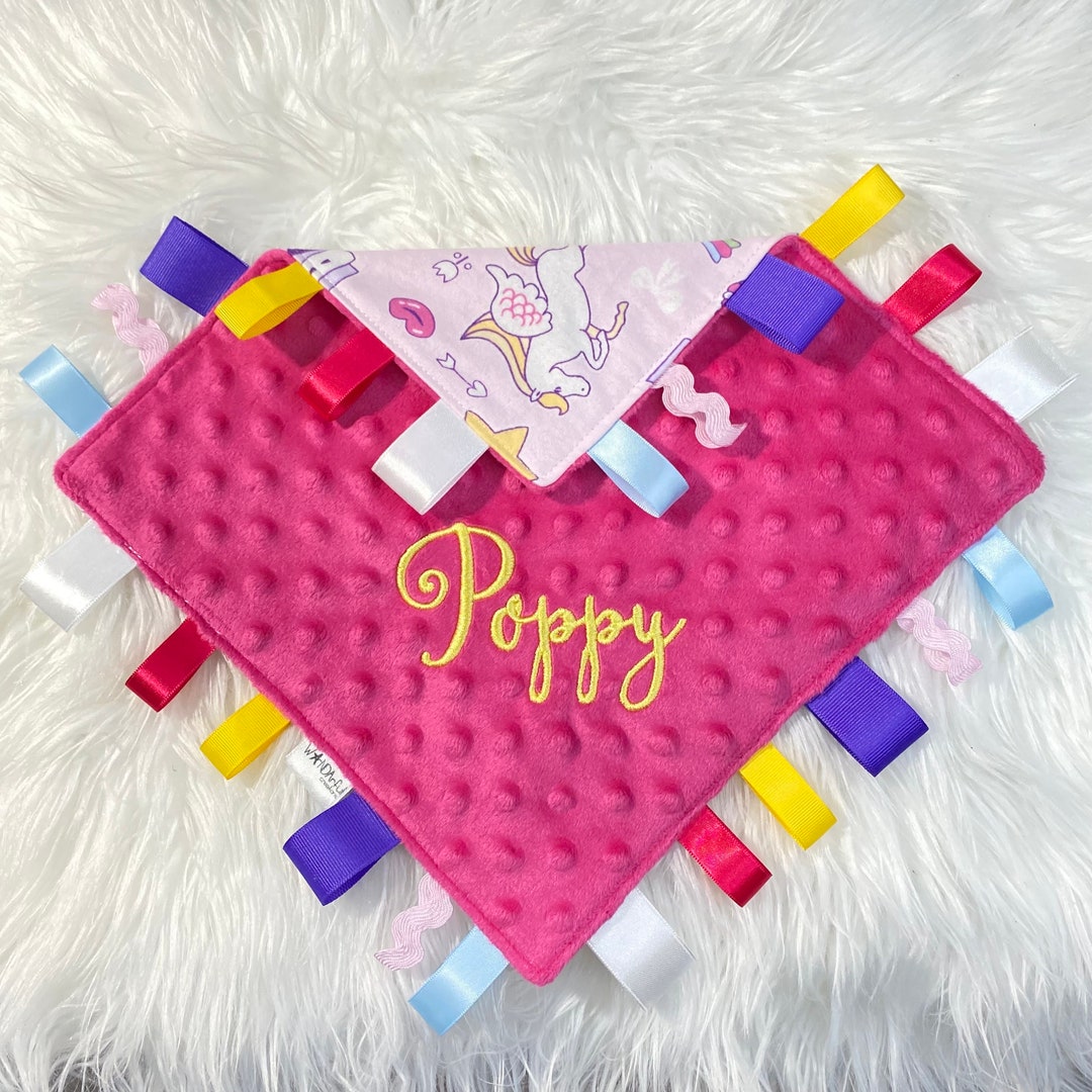 Baby Crinkle Toy Baby Shower Gift Personalized Newborn Gift Ribbon ...