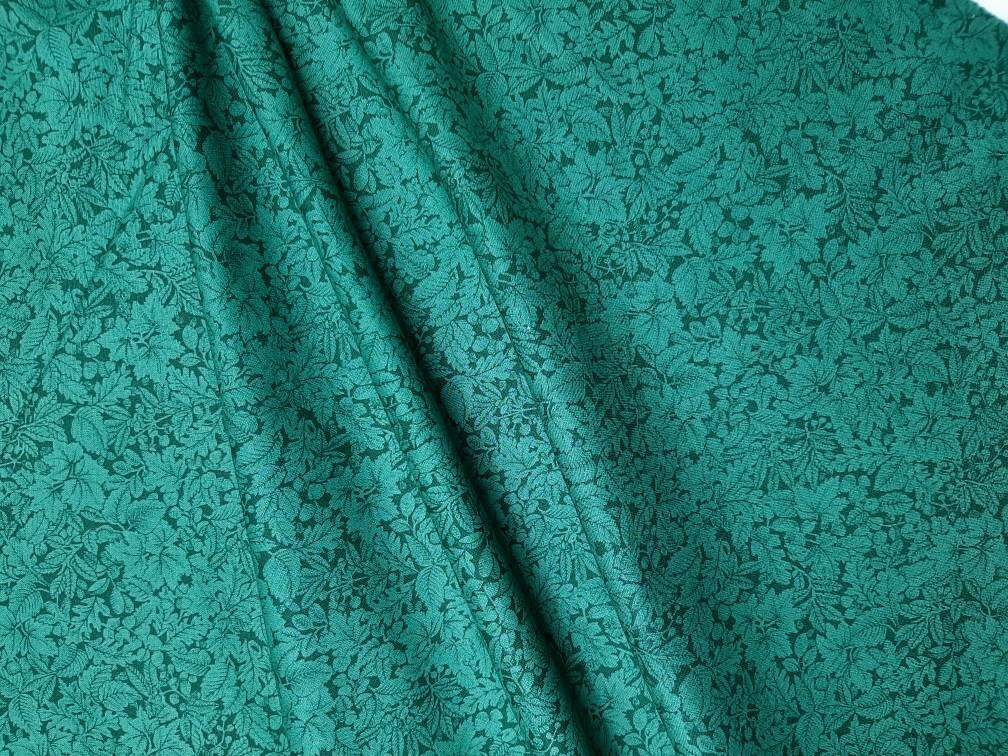 Tone on Tone Green Cotton Print - Etsy