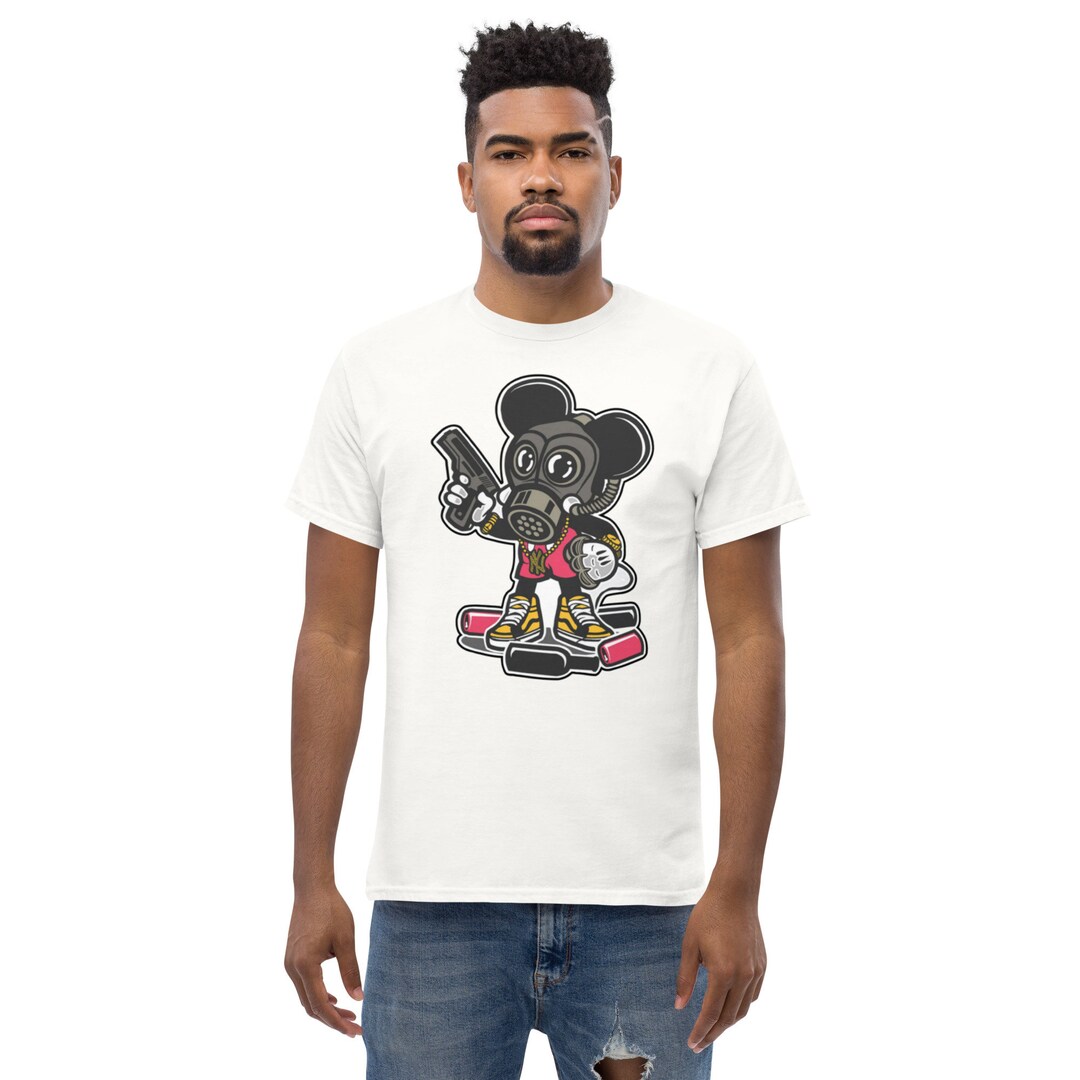 Gangsta Mouse Cartoon Parody Men's Classic Tee - Etsy