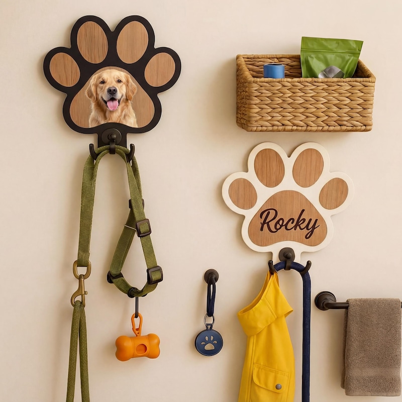 Dog Leash Rack - Etsy