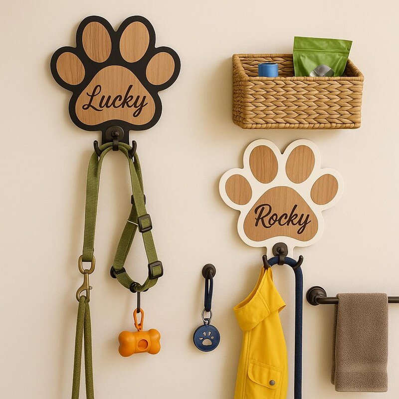 Dog Leash Rack - Etsy