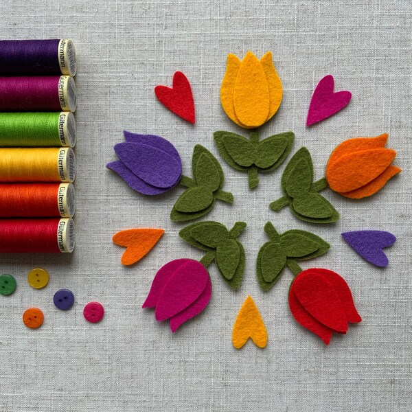 Pre Cut Felt Shapes - Etsy UK