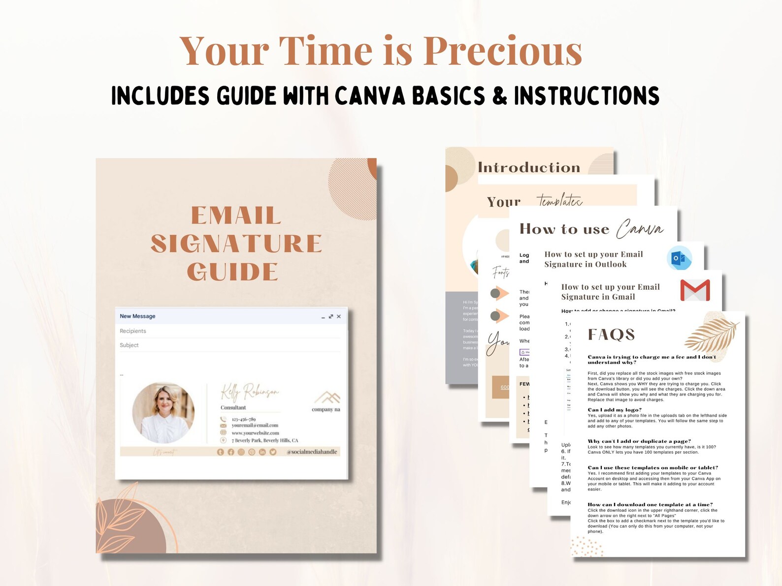Email Signature Email Signature Template Bundle Email - Etsy