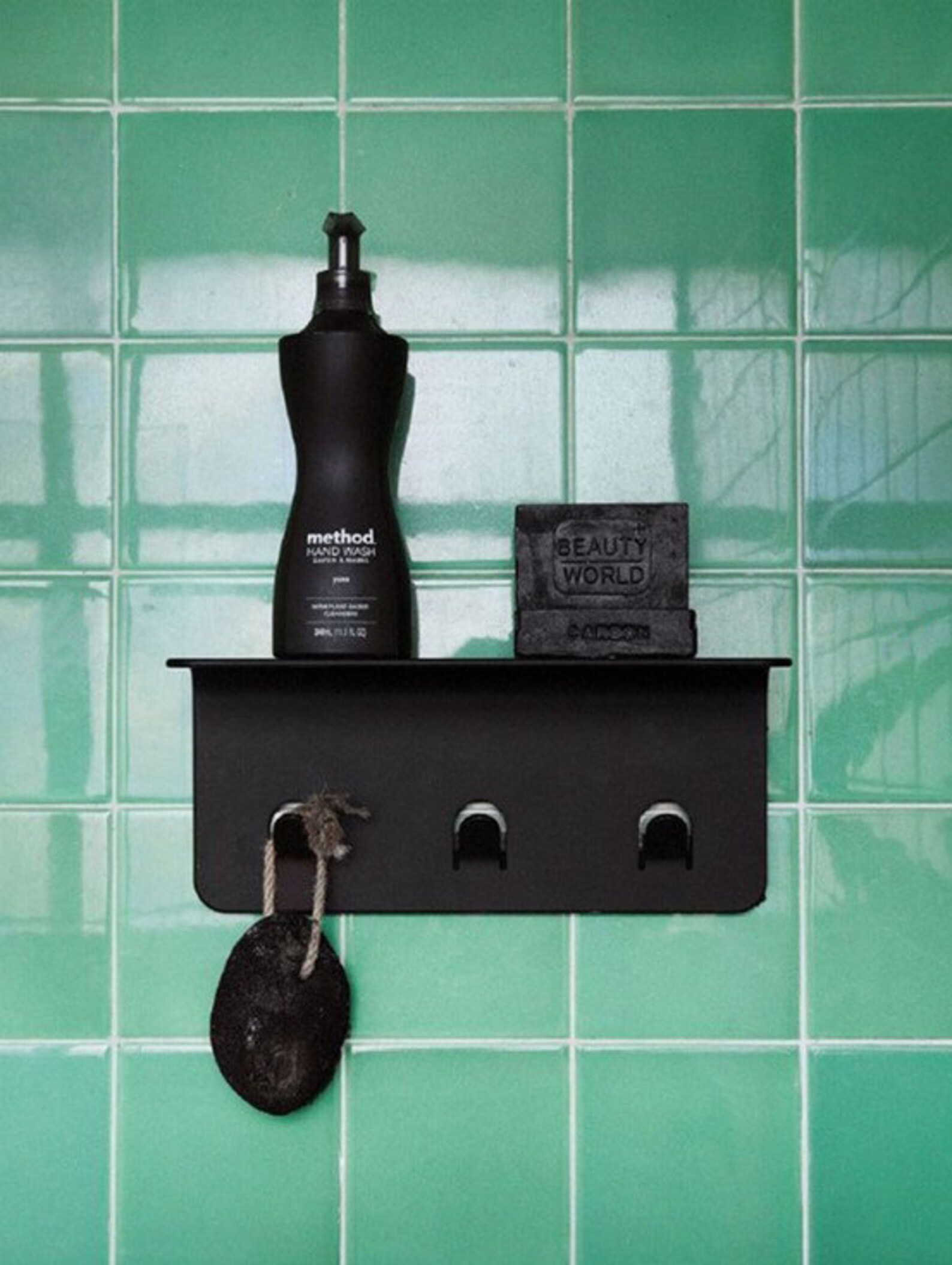 Modern Stainless Metal Shower Shelf Metal Bathroom Shelf - Etsy