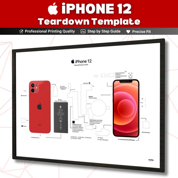 iPhone 12 Teardown Template - Etsy