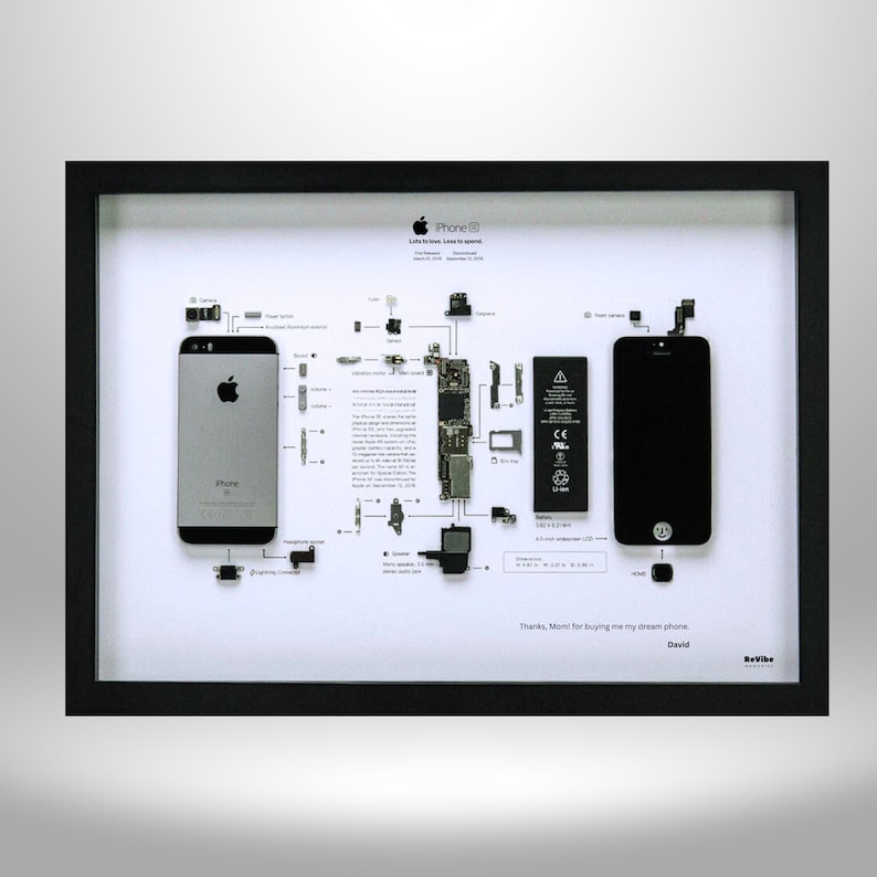 IPhone SE 1st Gen Teardown Template Download , Old iPhone Disassembly ...