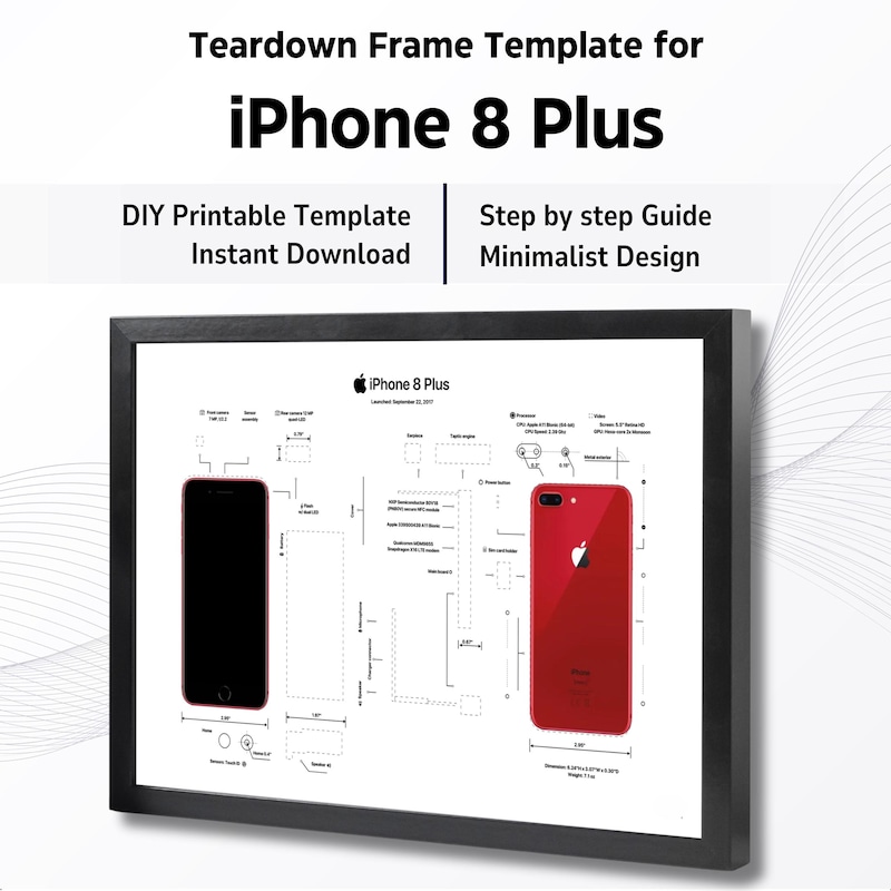 iPhone Teardown Template - Etsy