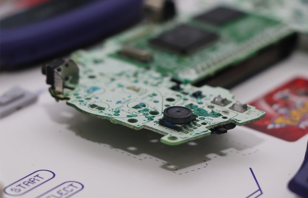 Game Boy Advance Teardown Template Download , Framed Gameboy Advance ...