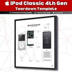 Ipod Classic 4th Generation Teardown Template Download , Ipod Classic ...