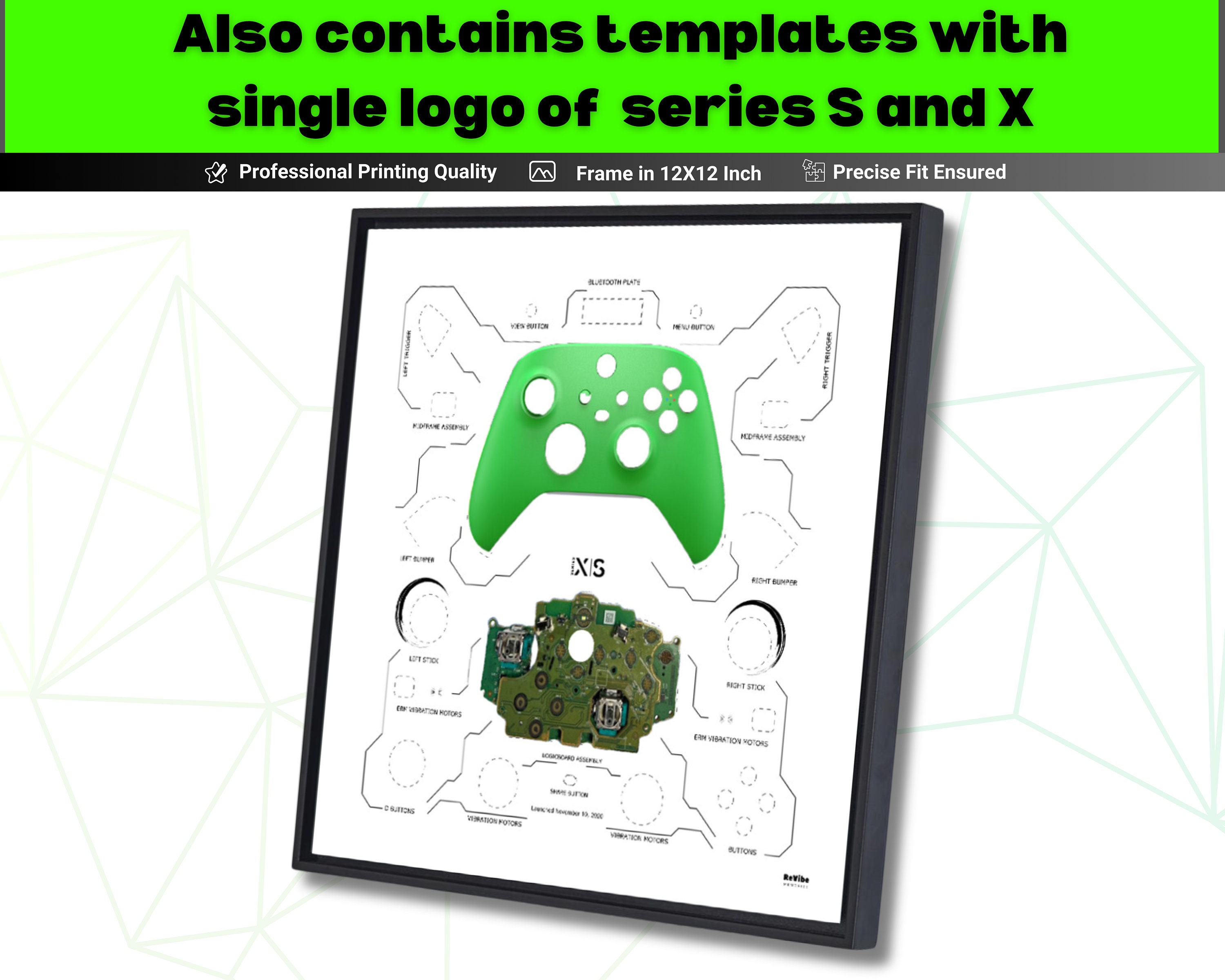 XBOX Series X S Controller Teardown Template Download , Disassembled ...
