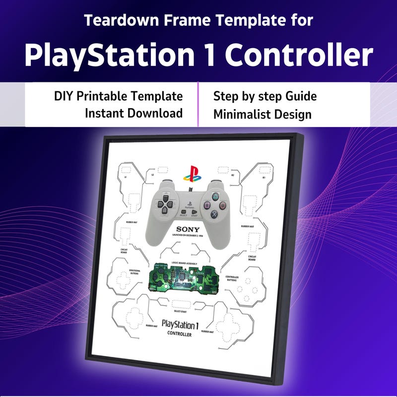 Disassembled Ps1 Template - Etsy
