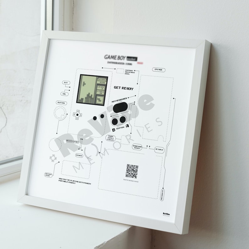Game Boy Pocket Teardown Template , Download Gameboy Pocket 1996 ...