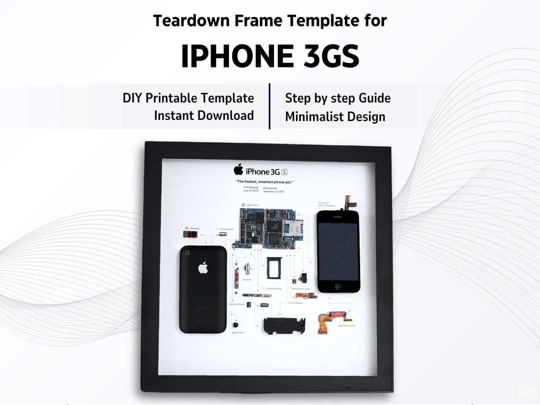 IPhone 3GS Teardown Template Download | Download Disassembled iPhone ...