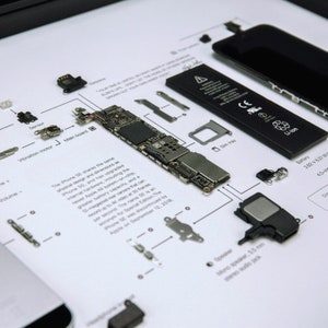 IPhone SE 1st Gen Teardown Template Download | iPhone Disassembly ...