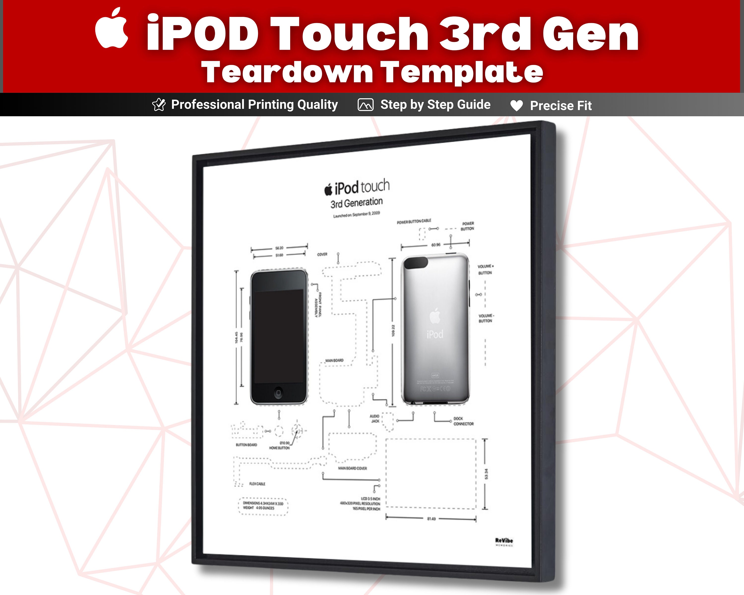 Ipod Touch 3rd Generation Teardown Template Download , Ipod Gen 3 ...