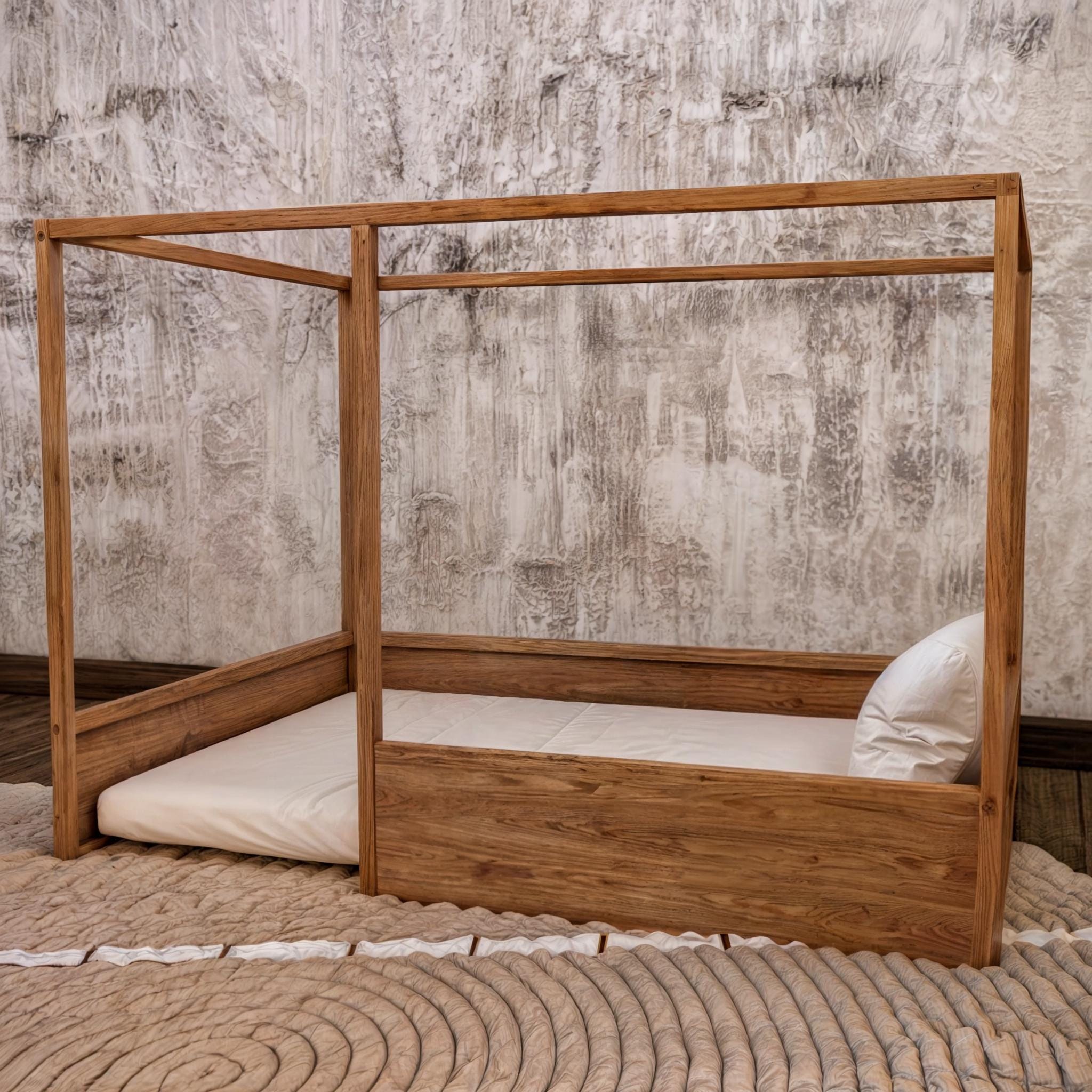 DIY Floor Bed Plan | Modern, Customizable Wood Platform Bed - Etsy