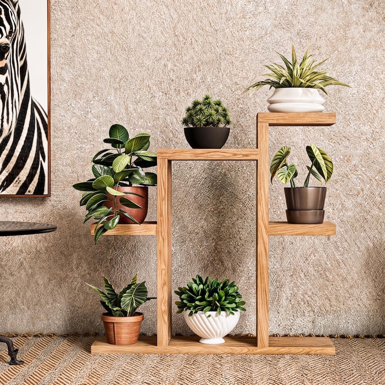 Multi-tier Plant Stand – DIY Indoor Decor –woodworking Plans - Etsy