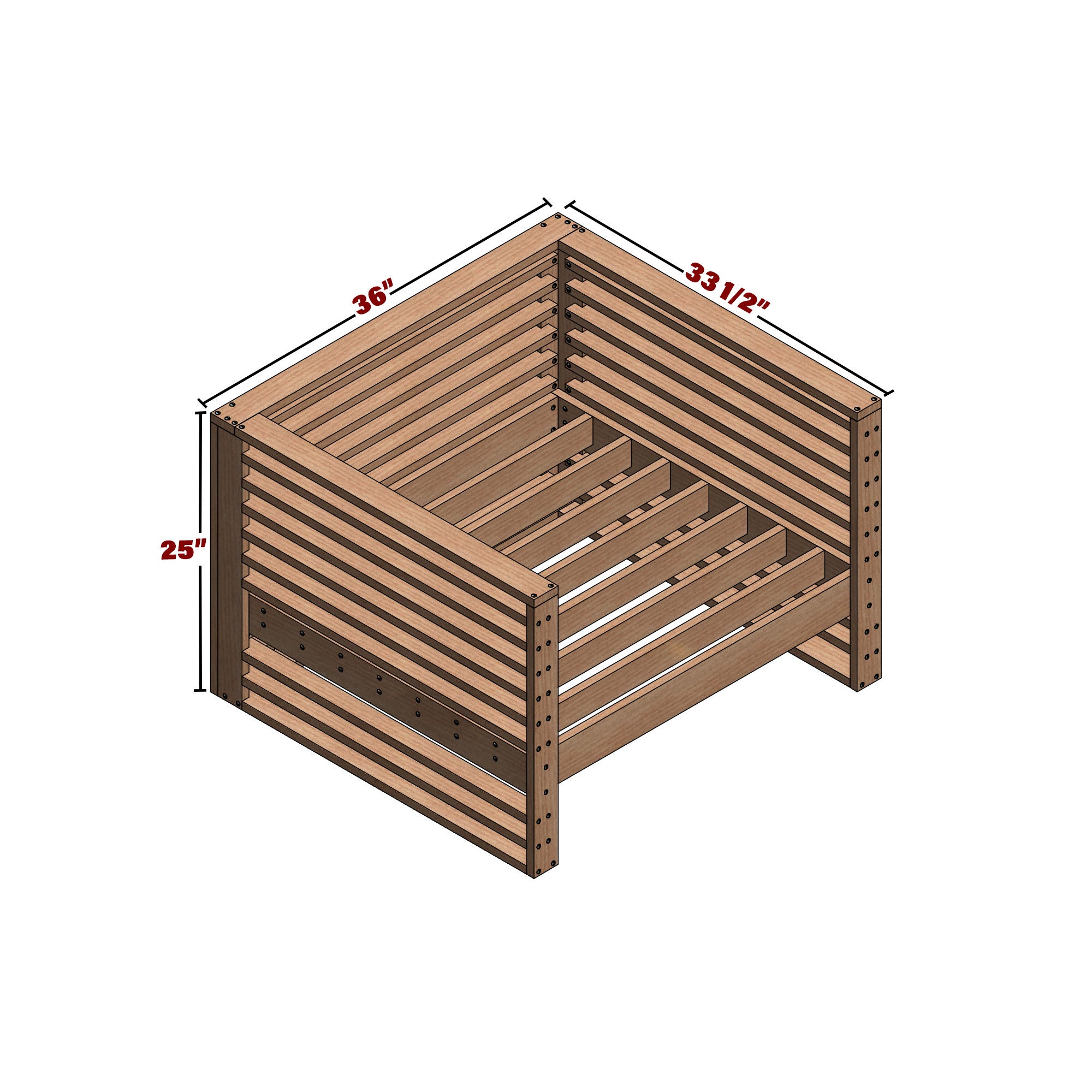 Modern DIY Wooden Chair Plans Easy Build, Stylish Design - Etsy