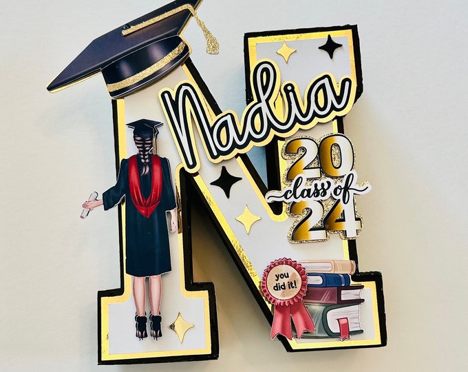 Graduation 3D Letter Graduation Centerpieces Graduation Decorations ...