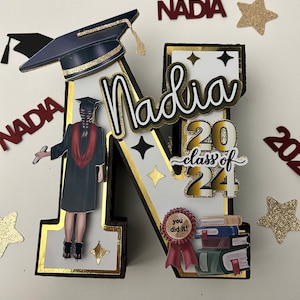 Graduation 3D Letter, Graduation 2025 Decorations, Graduation ...
