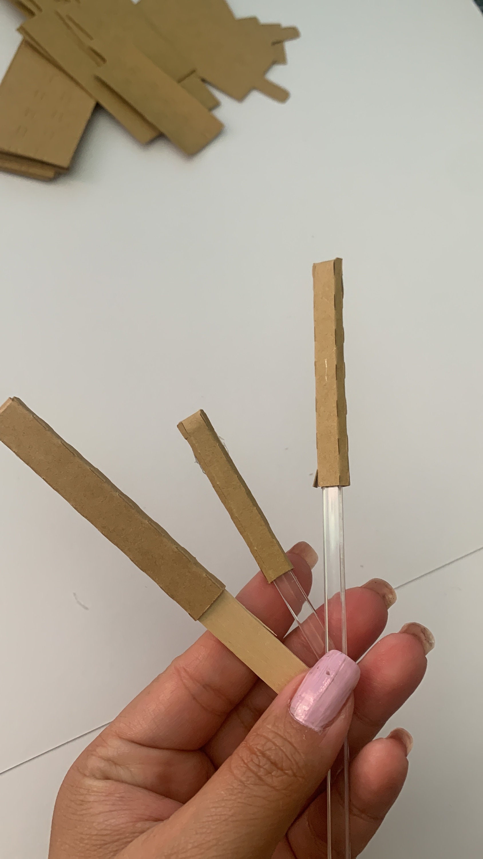 Removable Stick Template, Cake Topper Stick, Cake Topper Base, Cake ...