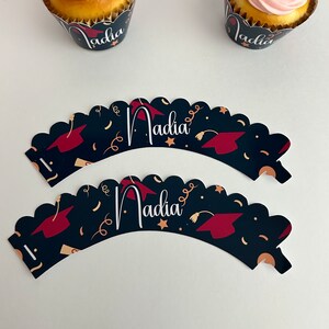 Graduation Cupcake Liners, Graduation 2024 Decorations, Grad 2024 ...