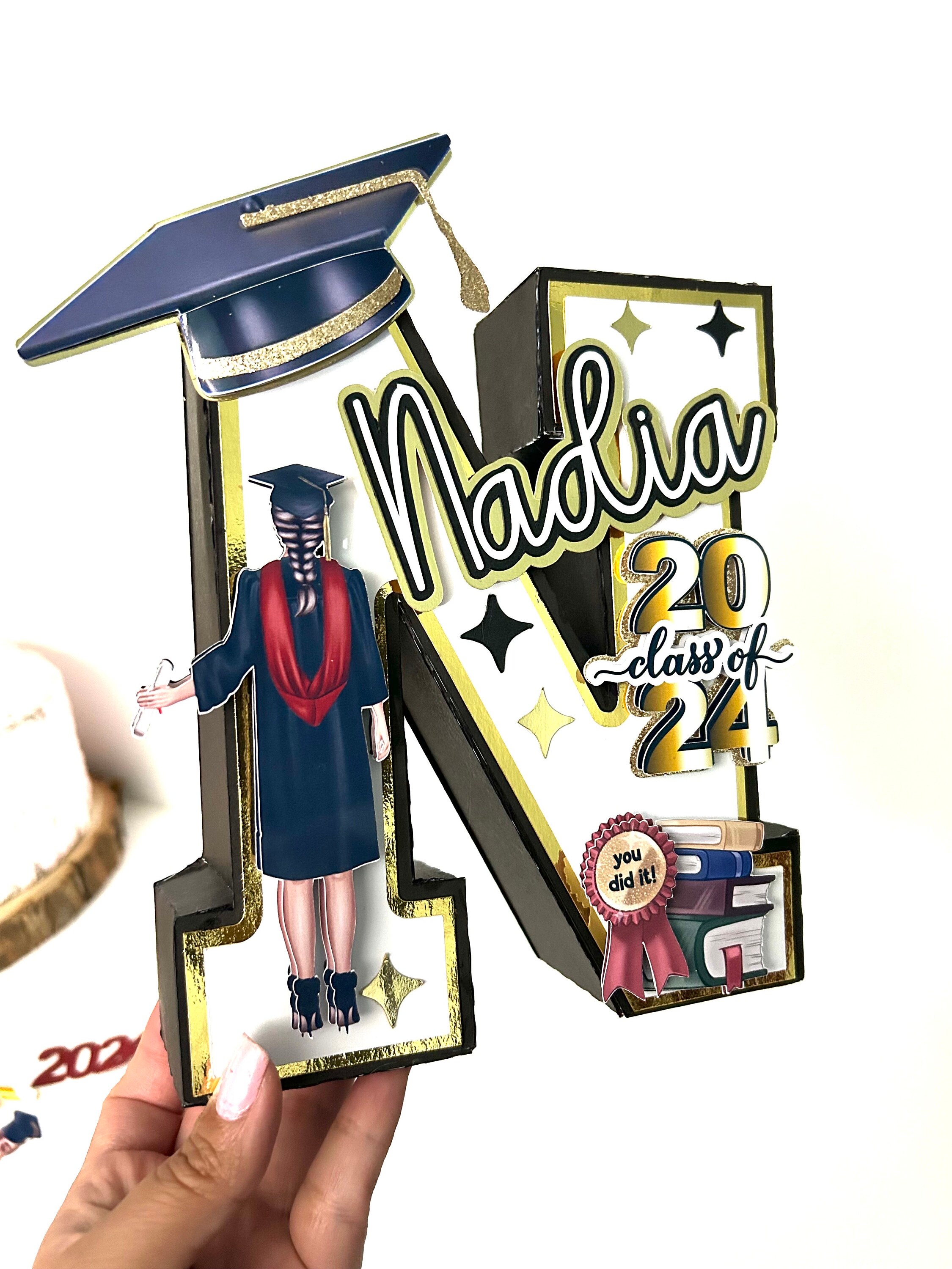 Graduation 3D Letter: 2025 Party Centerpiece - Etsy