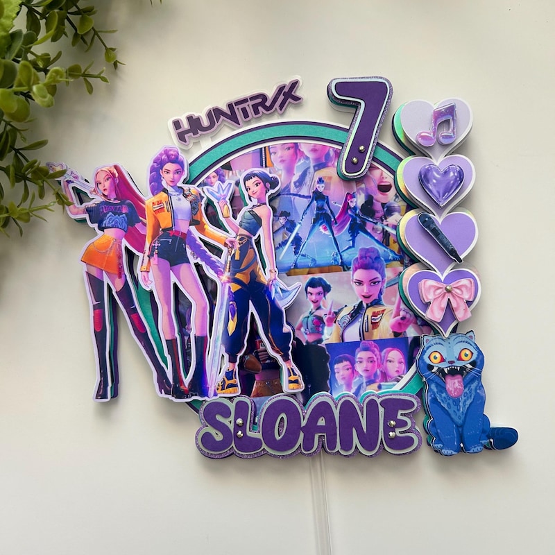 Huntrix Cake Toppers - Etsy