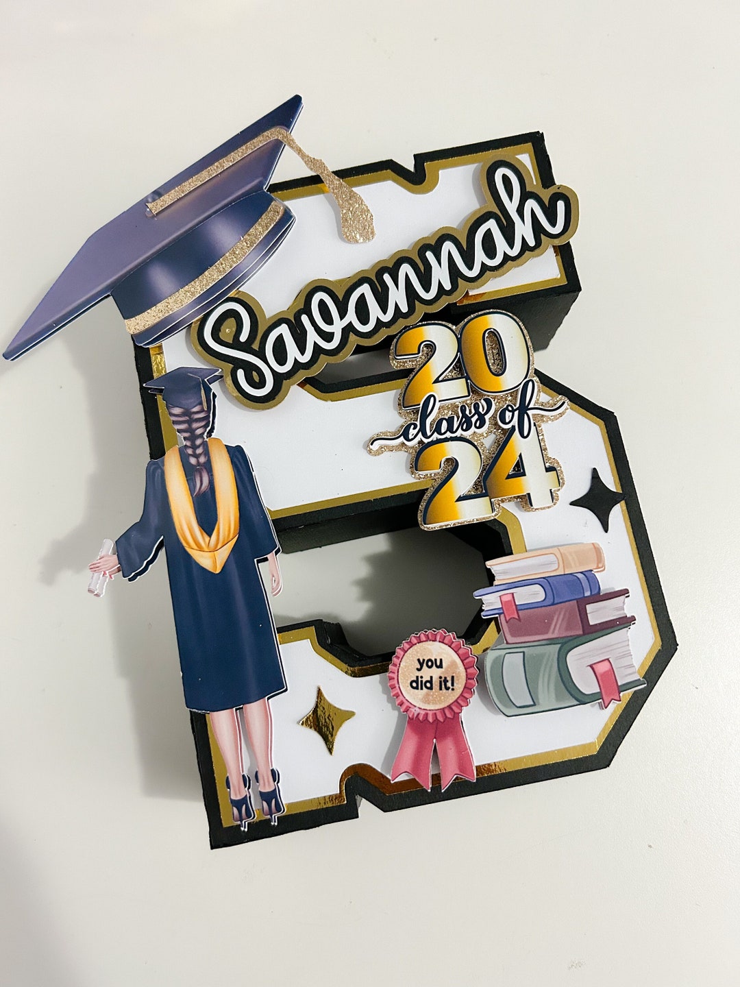 Graduation 3D Letter, Graduation 2024 Decorations, Graduation ...