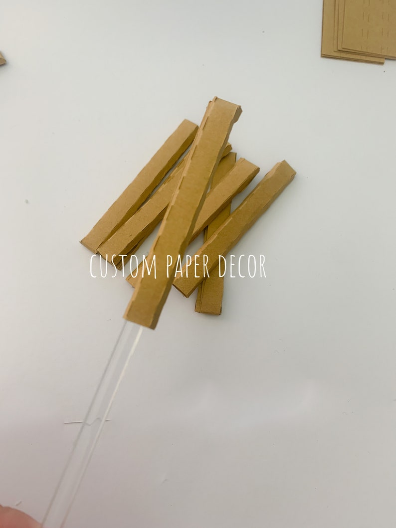 Removable Stick Template, Cake Topper Stick, Cake Topper Base, Cake ...