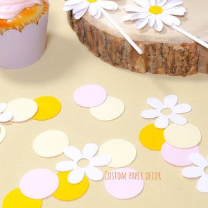 Daisy Confetti, Groovy One Confetti, Table Confetti, Daisy, Groovy ...