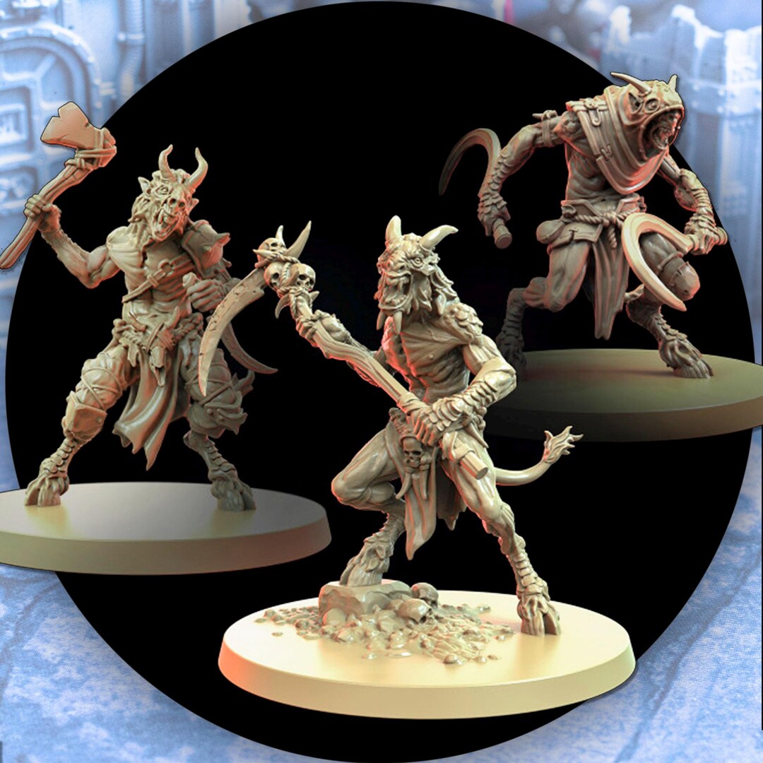 Beastman Reaper Bundle | Beastman Army Age of Fantasy | Miniatures Sci ...
