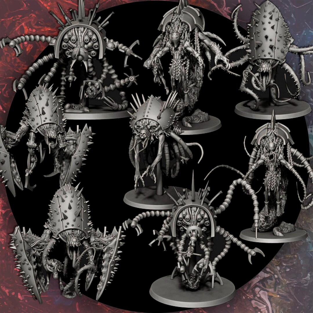 Spirit Leecher Drukhari Cronos Proxy Miniatures Sci-fi Grimdark Wargame ...