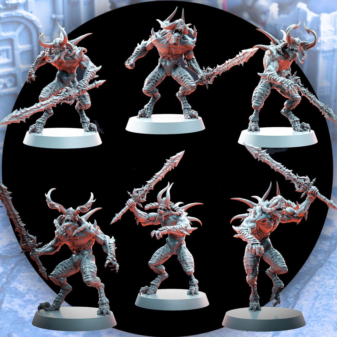Hell Messengers | Bloodletters Proxy | Miniatures Sci-fi Grimdark ...