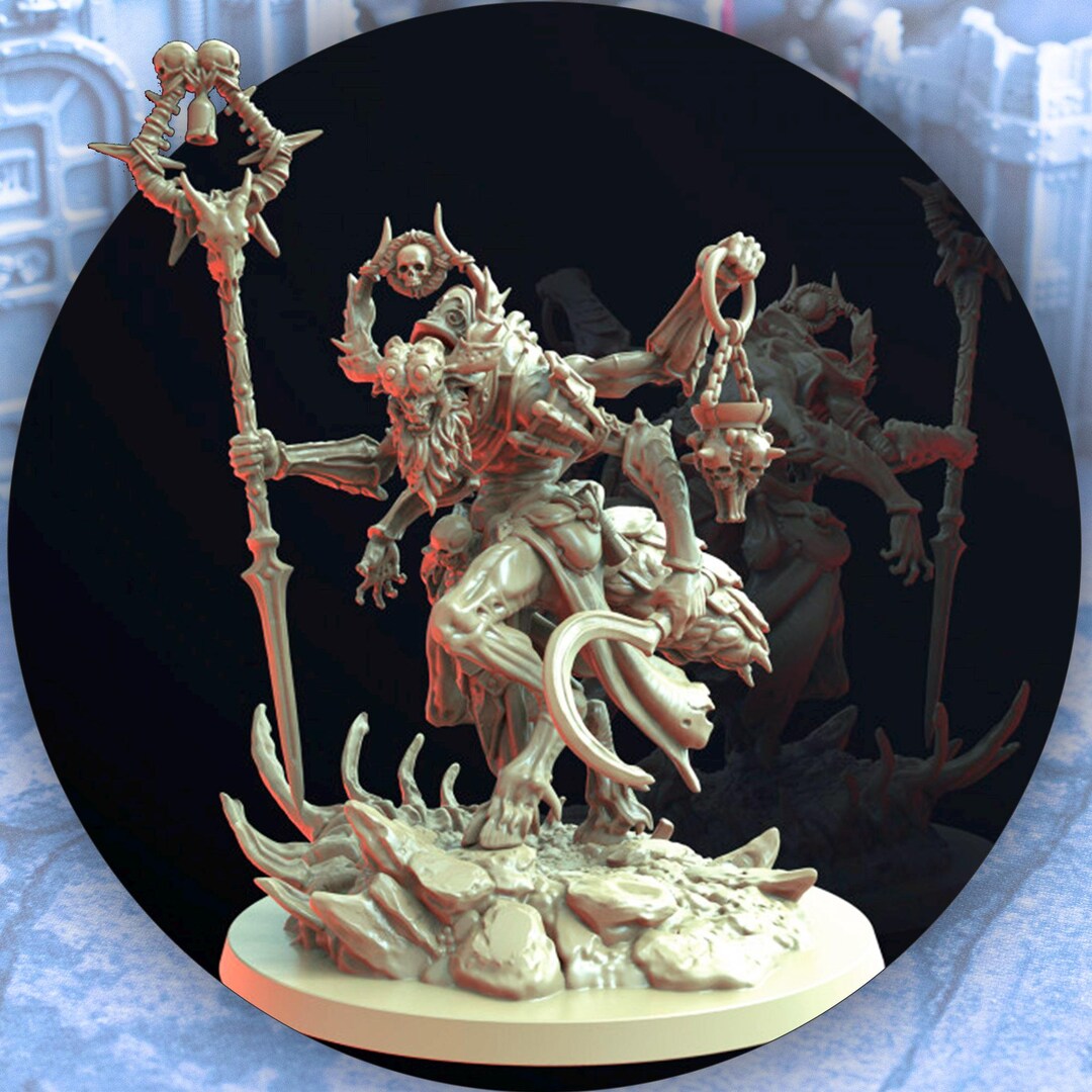 Beastman Mage | Beastman Army Age of Fantasy | Miniatures Sci-fi ...