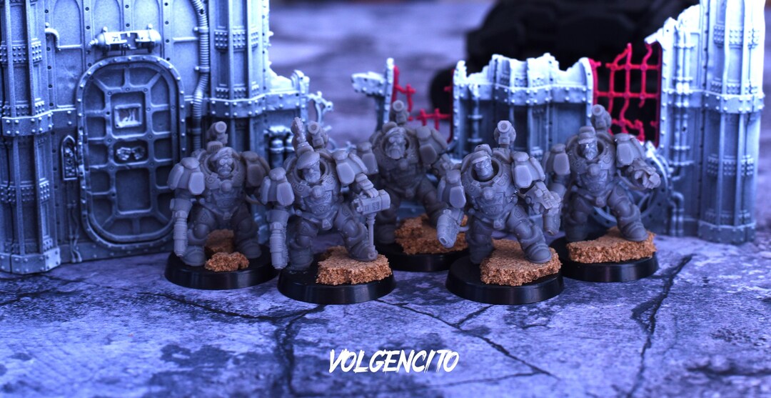 Dwarf Terminators as an Example, Einhyr Hearthguard Cyber Dwarves ...