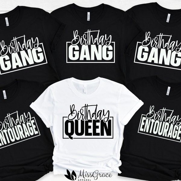 Birthday Entourage - Etsy