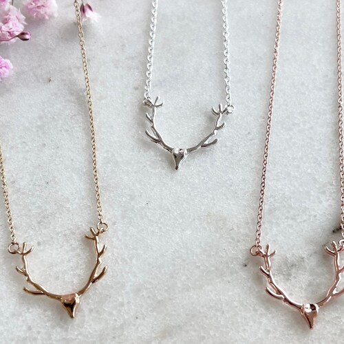 Stag Necklace Bookish Pendant Jewellery - Etsy