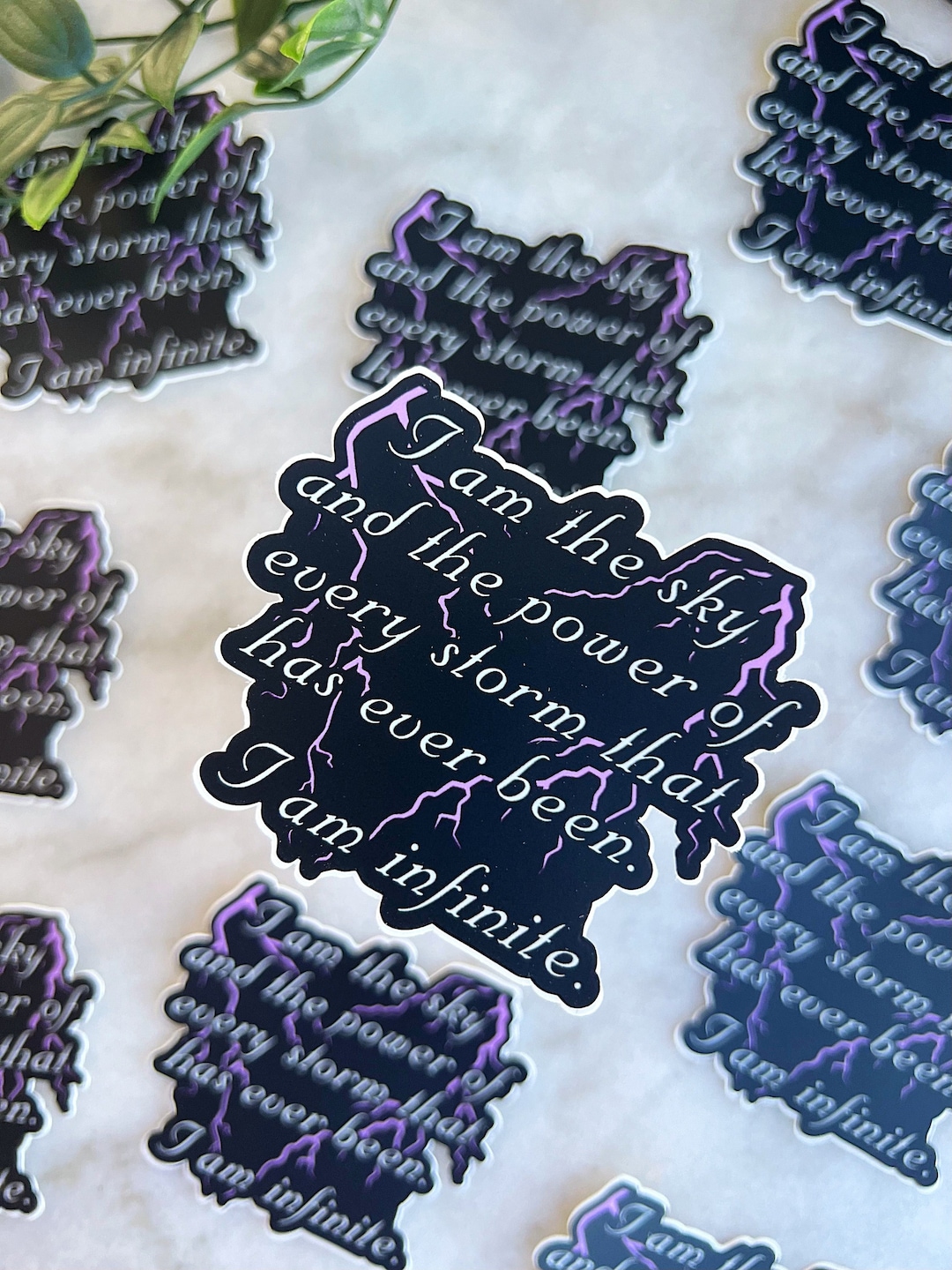 I Am Infinite Sticker Fourth Wing Water Resistant Sticker Officially ...