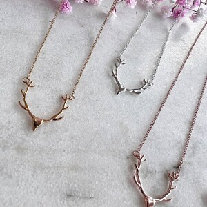 Stag Necklace | Bookish Pendant Jewellery - Etsy