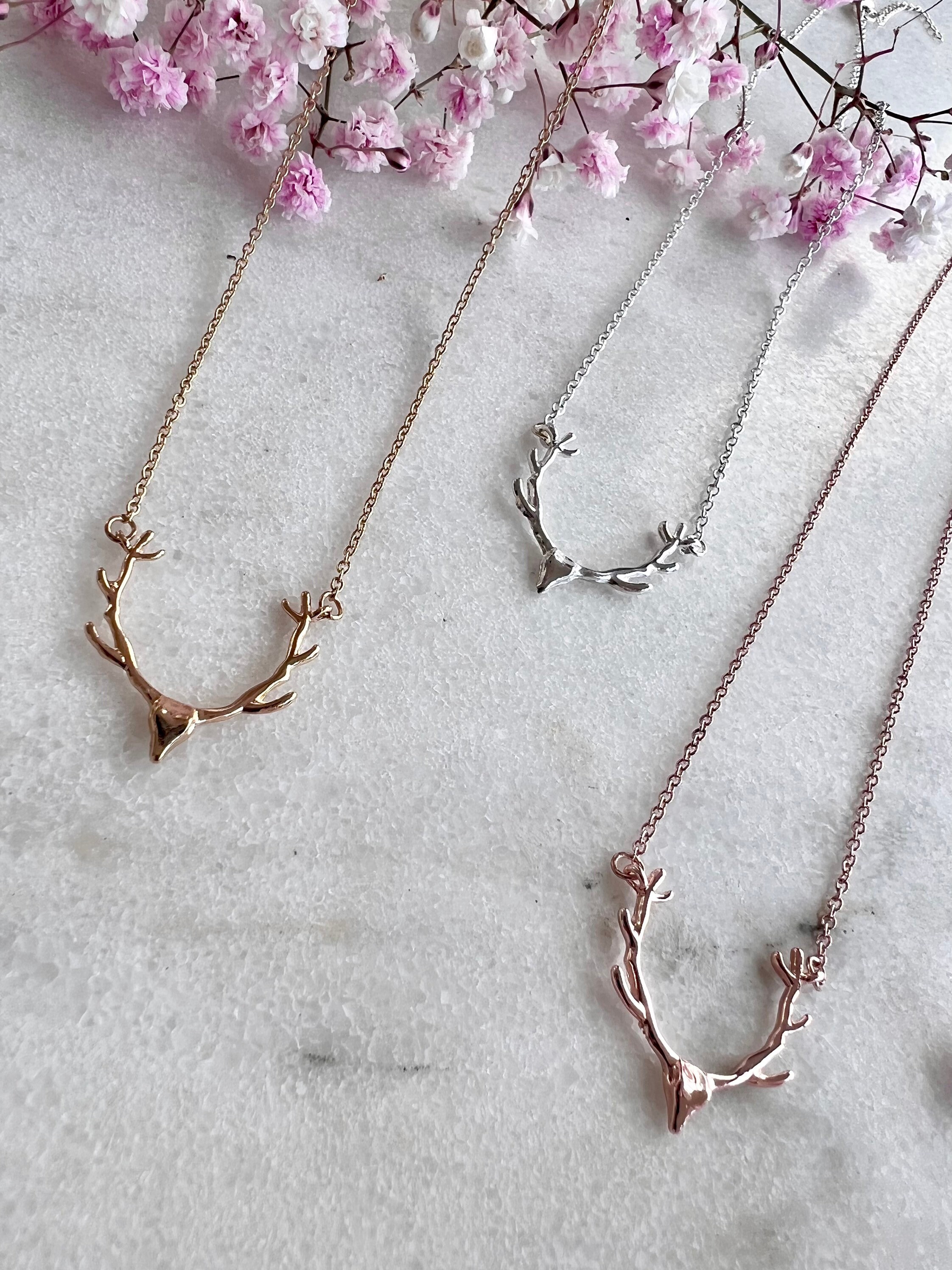 Stag Necklace Bookish Pendant Jewellery - Etsy