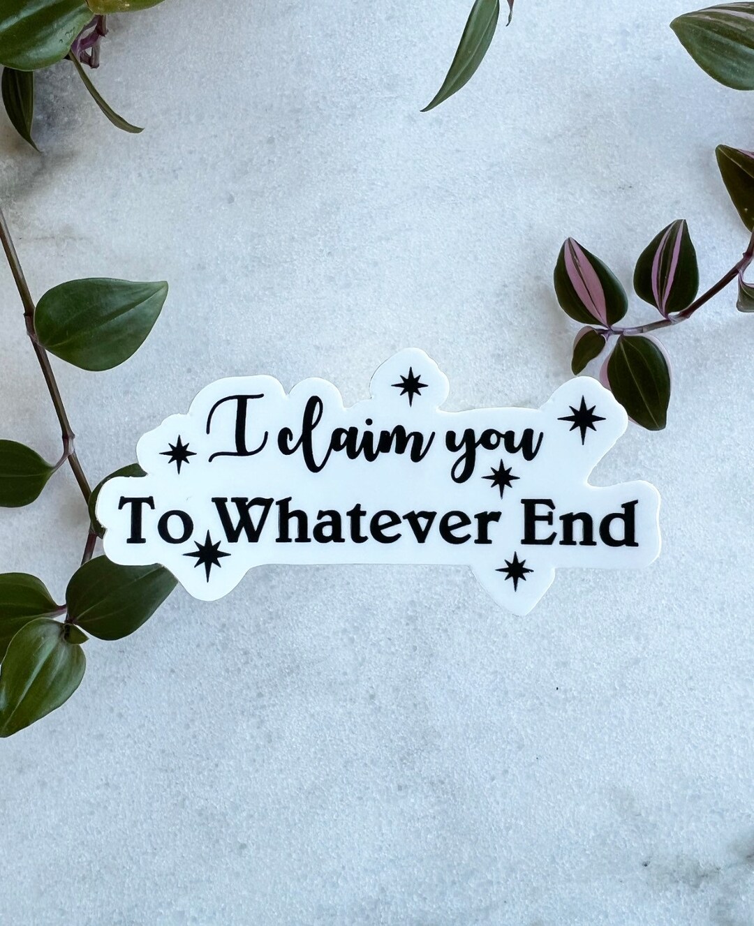 Throne of Glass Sticker | I Claim You, Water Resistant Decal - Etsy