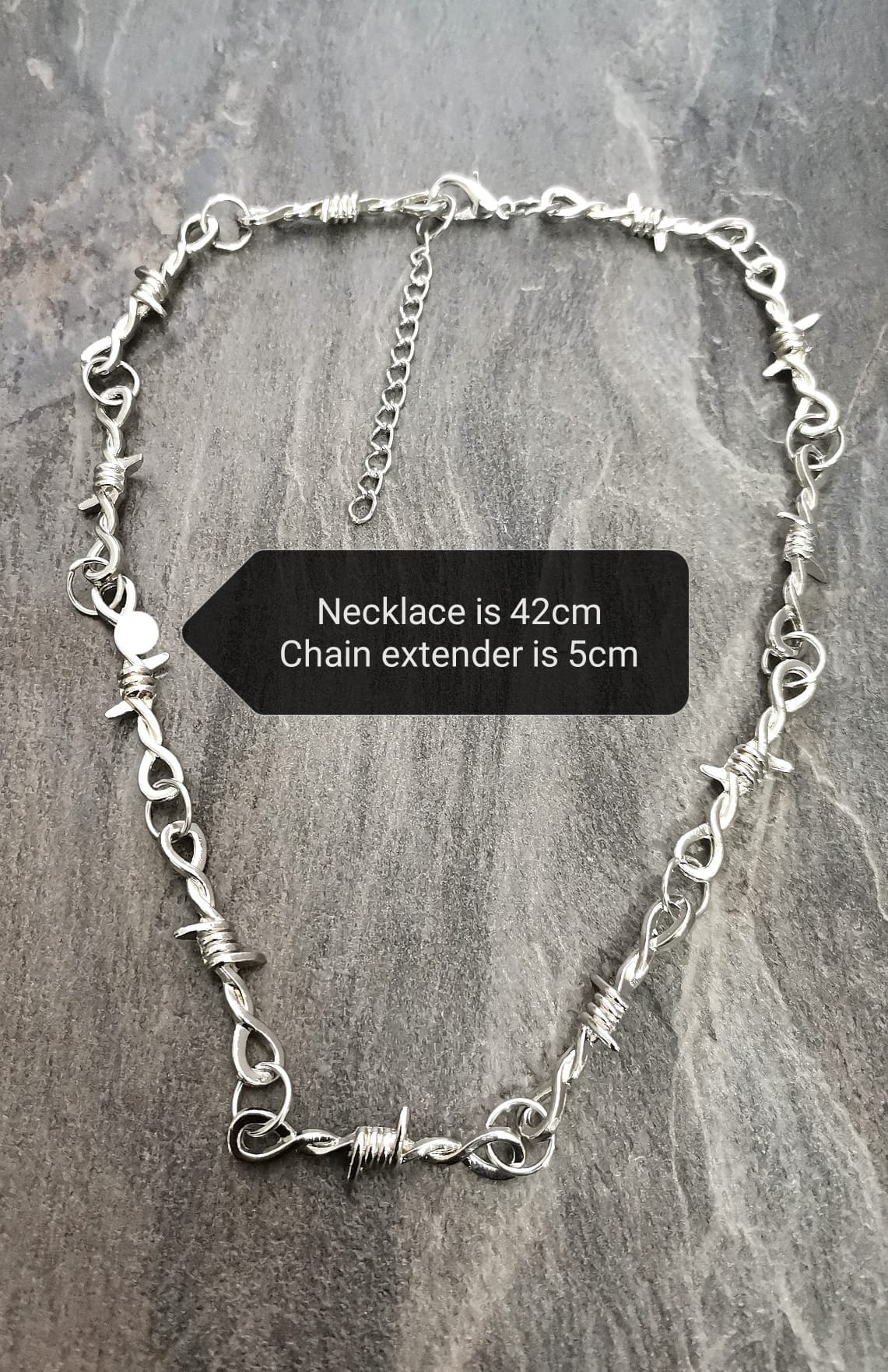 Skull Barbed Wire Choker, Skull Barbed Wire Necklace, Skull Mens ...